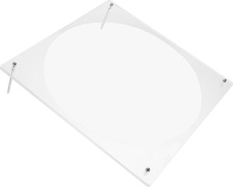 BESPORTBLE Acryl Vinyl Schallplatten Display Ständer Transparent Robuster Plattenhalter für Schallplatten Sicherer Aufbewahrungsständer für Zuhause und Büro Einf