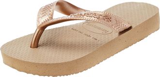 Havaianas Mädchen Top Tiras Flip-Flop, rotgoldfarben, Größe 27/28, rose gold