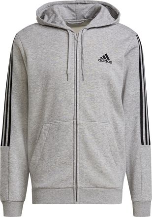 adidas Adidas Essentials Cut 3-Stripes Kapuzensweat Mgreyh/Black S