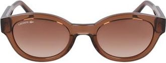 Lacoste Lunettes de Soleil L6024S 210 BROWN 52/22/145 Femme
