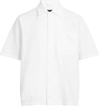 Herno Chemise col classique &agrave; manches courtes