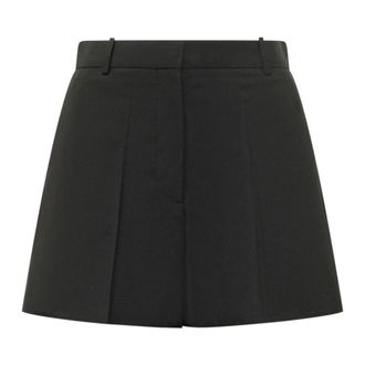 Givenchy Plissee-Shorts mit R&uuml;ckseite aus Wolle und Mohair - - Skirts - Damen - Schwarzk - S