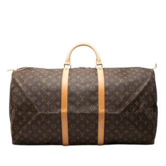 Louis Vuitton unisex, Pre-owned, Brun, Taille: ONE Size Pre-owned Keepall 60