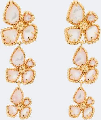 Zimmermann Ohrringe Bloom mit Perlmutt