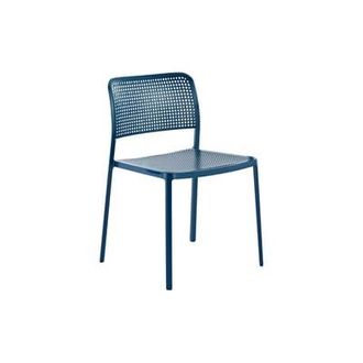 Kartell Chaise empilable Audrey - Bleu - Aluminium peint - Designer Piero Lissoni