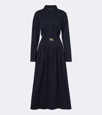 Oscar De La Renta Verziertes Blusenkleid aus Baumwolle