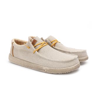 Walk In Pitas | WP150 Steve | Herren Mokassins | Flache Slipper f&uuml;r M&auml;nner | Slip on Loafer | Sneakers | Schlupfschuhe | Freizeitschuhe | Walkinpitas Schuhe | Beige