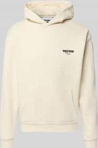 Review Relaxed Fit Hoodie aus Baumwoll-Mix mit Logo-Print