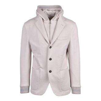 Eleventy Homme, Vestes, Beige, Taille: M Blazer Sfiancato