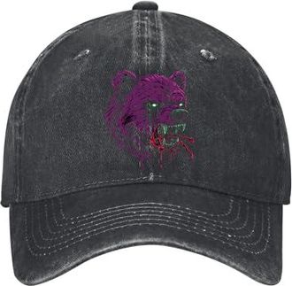 Generic Casquette De Baseball Ours Zombie en Col&egrave;re Chapeau De Soleil Confortable Casquette Trucker Confortable Chapeau De Sport pour P&ecirc;che Quotidien Sports D