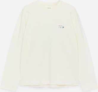 Arket CAF&Eacute; Langarmshirt -Wei&szlig;