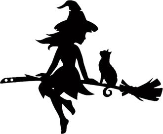 Generic Hexe Gartenstecker, Metall Baumstecker Deko, gartendeko für draußen wetterfest, Dekorative Gartenpfähle, Garten Dekor Blumenpfähle, Gartendekoration, 