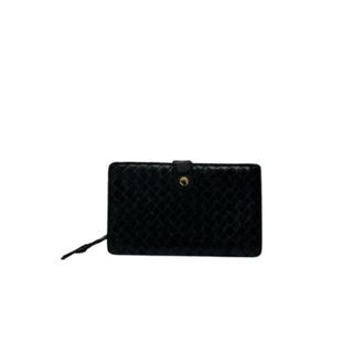 Bottega Veneta Pre-owned Leder Portemonnaie - - Pre-owned - Damen - Schwarzk - ONE SIZE
