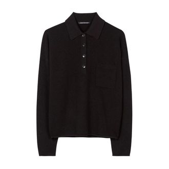 Luisa Cerano Kaschmir-Mischung Poloshirt - - Tops - Damen - Braun - L