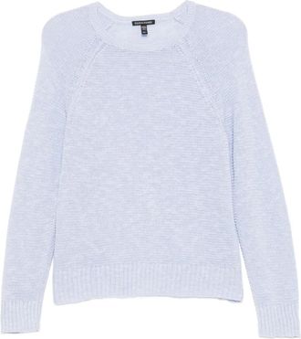 Eileen Fisher pull à manches raglan - Bleu