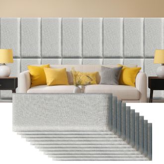 Generic Wandpaneele Abziehen und Aufkleben Selbstklebend 3D Antikollision Wandpaneele Paneele Tapete Kopfteilpaneele für Wohnzimmer Büro Schlafzimmer