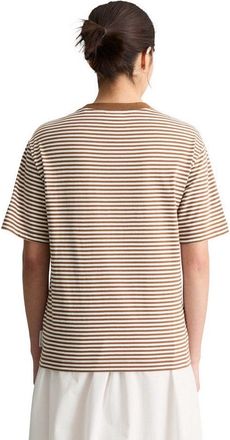 Marc O'Polo Denim T-Shirt Streifen-T-Shirt regular aus Organic Cotton