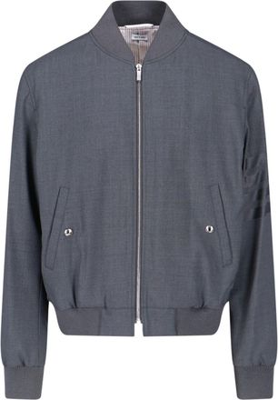 Thom Browne 4-Bar Bomber Jacket