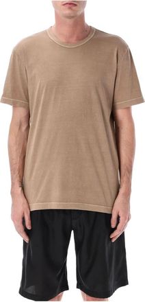 James Perse Homme, Tops, Brun, Taille: XL S/S Crewneck