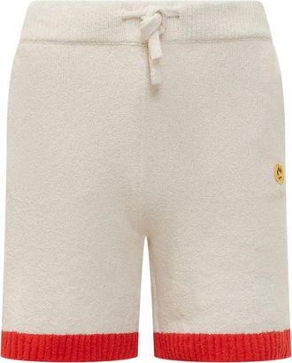 Barrow Barrow, Homme, Shorts, Beige, Taille: S Logo Trim Sweatshorts