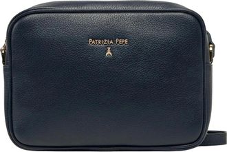 Patrizia Pepe Femme, Sacs, Bleu, Taille: ONE Size Sac Bandouli&egrave;re Compact