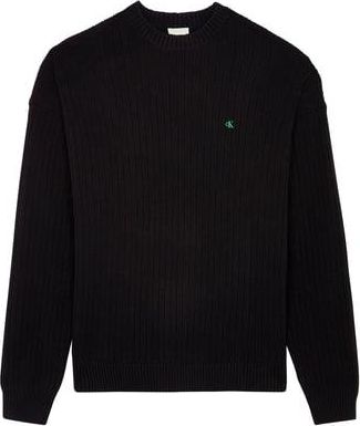 Calvin Klein Pull c&ocirc;tel&eacute; en coton