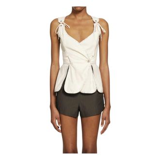 Vivienne Westwood Roxy Top - - Blouses & Shirts - Damen - Beige - XS
