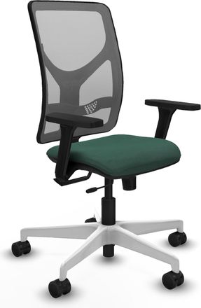 Piqueras y Crespo B&uuml;rostuhl, gr&uuml;n, mit 3D-Armlehnen, h&ouml;henverstellbare Lendenwirbelst&uuml;tze, ausgestattet mit Syncro/Traslack und Schneideschaum, mit Rollen von 65 mm, Ny