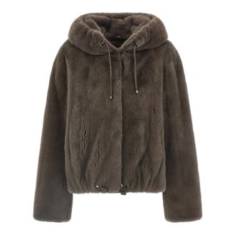 Simonetta Ravizza Damen, Jacken, Braun, XSGröße