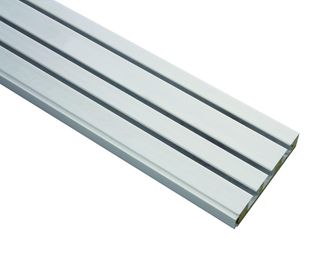 Gardinia Vorhangschiene GE3, 3-l&auml;ufig, Farbe: wei&szlig;, L&auml;nge: 210 cm