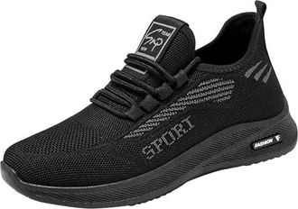 Generic Baskets l&eacute;g&egrave;res pour homme - Chaussures de sport &agrave; lacets - En maille - Respirantes - Soutien de la vo&ucirc;te plantaire - Chaussures orthop&eacute;diques &agrave; fond 
