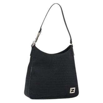 Fendi Pre-owned Vintage Schultertasche aus Canvas - - Pre-owned - Damen - Schwarzk - ONE SIZE