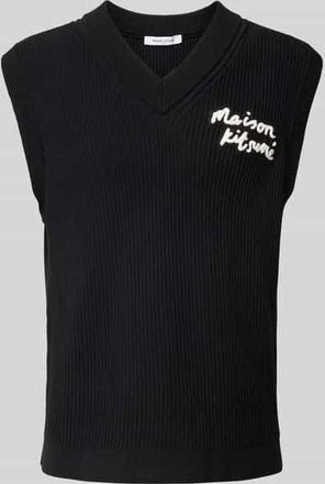 Maison Kitsun&eacute; Tanktop in Ripp-Optik