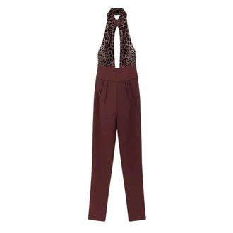 Elisabetta Franchi Stilvolle Kleider Kollektion - - Jumpsuits & Playsuits - Damen - Rot - L