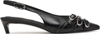 Tommy Jeans Pumps Tjw Sling Back Kitten Heels EN0EN03171 Schwarz