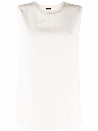 Joseph débardeur à encolure ronde - Tons neutres