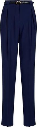 Max Mara Pantalon carotte uni &agrave; plis