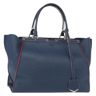 Fendi Sac &agrave; main vintage en cuir Pre-owned - Femme - Pre-owned - Bleu - Taille: ONE Size
