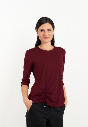 Seidel Moden 3/4-Arm-Shirt mit Raff-Detail vorne - MADE IN GERMANY