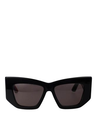 Alexander McQueen Lunettes De Soleil - Noir