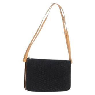 Celine Sac bandouli&egrave;re en toile Pre-owned - Femme - Pre-owned - Noir - Taille: ONE Size