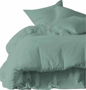 Haomy Housse de couette en gaze de coton Mykonos Haomy