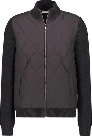 Joop Herren Pullover schwarz Wolle unifarben