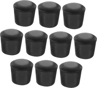 Angoily 10 St&uuml;ck Teiliges rutschfeste Gummif&uuml;&szlig;e M&ouml;bel Schutzabdeckungen Sto&szlig;d&auml;mpfend f&uuml;r Tischbeine K&uuml;chenst&uuml;hle Vielseitig Einsetzbar Einfache Reinigung und 