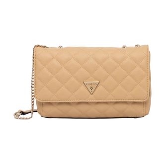 Guess Femme, Sacs, Brun, Taille: ONE Size Carly Petit Sac Bandouli&egrave;re