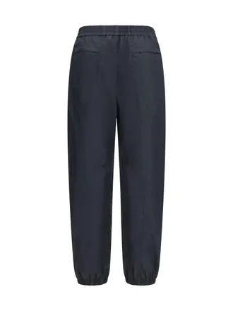 Givenchy Mens Jogging Pants Couture Seam Black Cotton Trousers