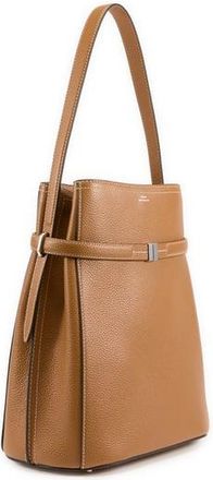 Toteme Sac seau en cuir grain&eacute;