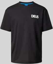 Deus T-Shirt mit Label-Print