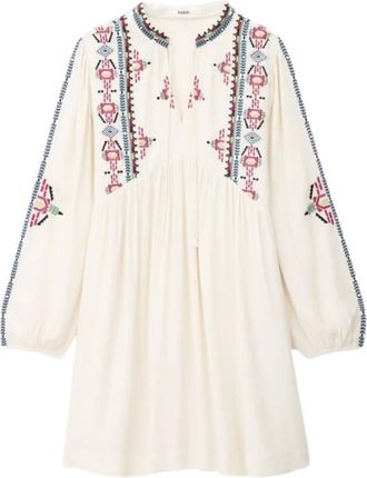 BA&SH Femme, Robes, Beige, Taille: 42 FR Dress Telma