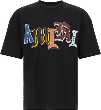 Amiri Homme, Tops, Noir, Taille: XL Varsity Patch T-Shirt